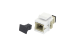SC/UPC Multimode Simplex Keystone Jack | Ivory | Fiber Optic Insert
