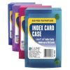 Poly Index Card Case for 4 x 6 cards - Assorted Colors