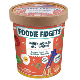 Foodie Fidgets Ramen Noodles and Toppings Squishy Toys