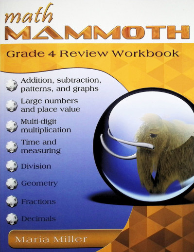 Math Mammoth Grade 4 Review Workbook