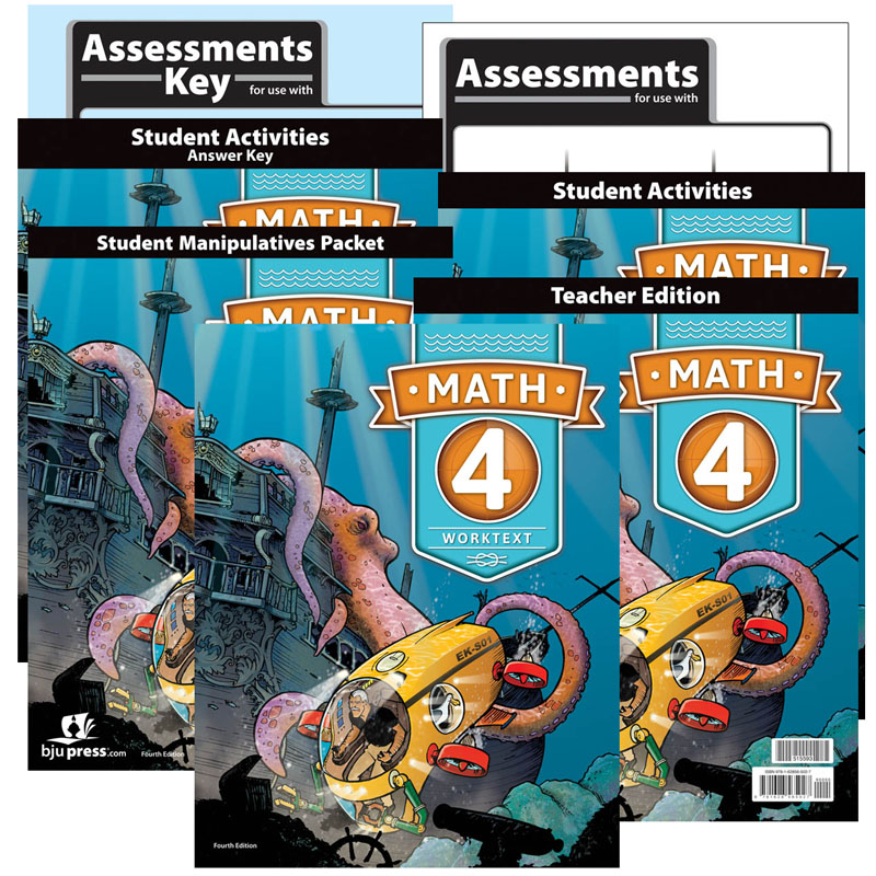 Math 4 Home School Kit 4th Edition