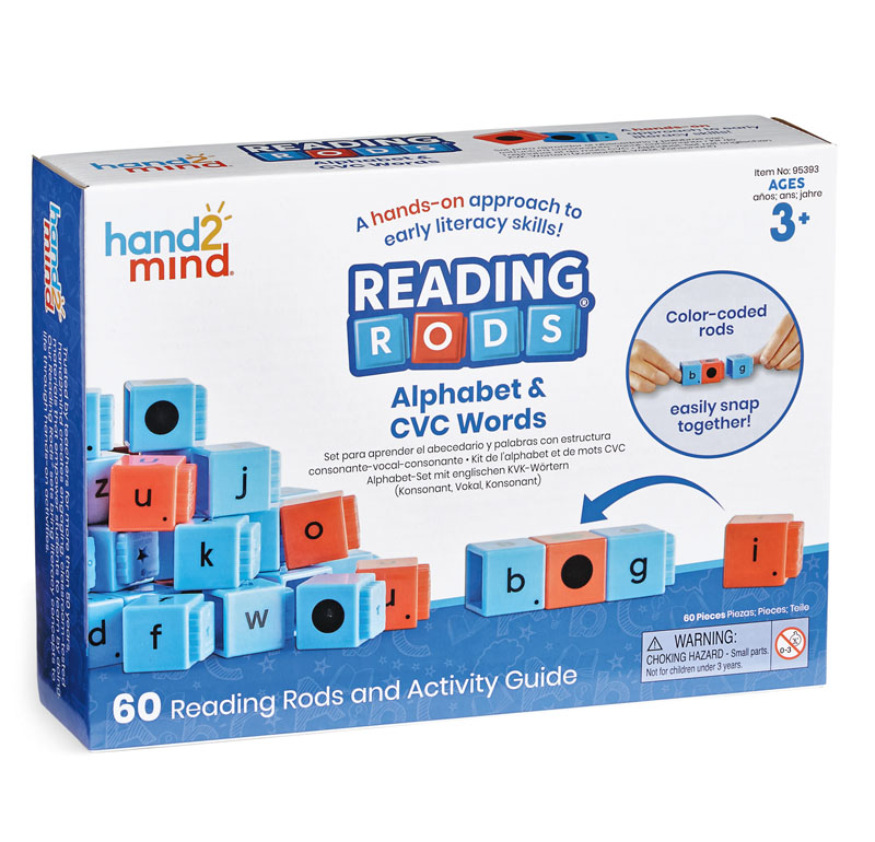 Reading Rods Alphabet & CVC Words Set