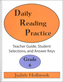 Daily Reading Practice Teacher Guide Grade 6