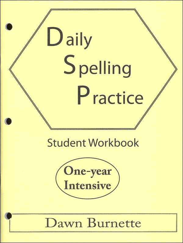 Daily Spelling Practice One-Year Intensive Student Workbook