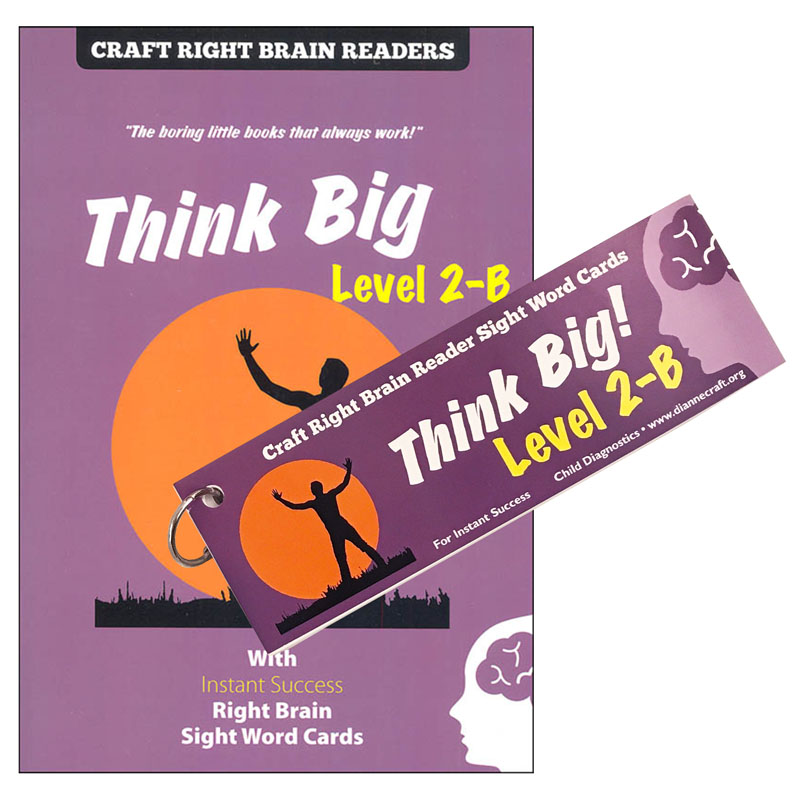Think Big Level 2-B (Craft Right Brain Readers & Cards)
