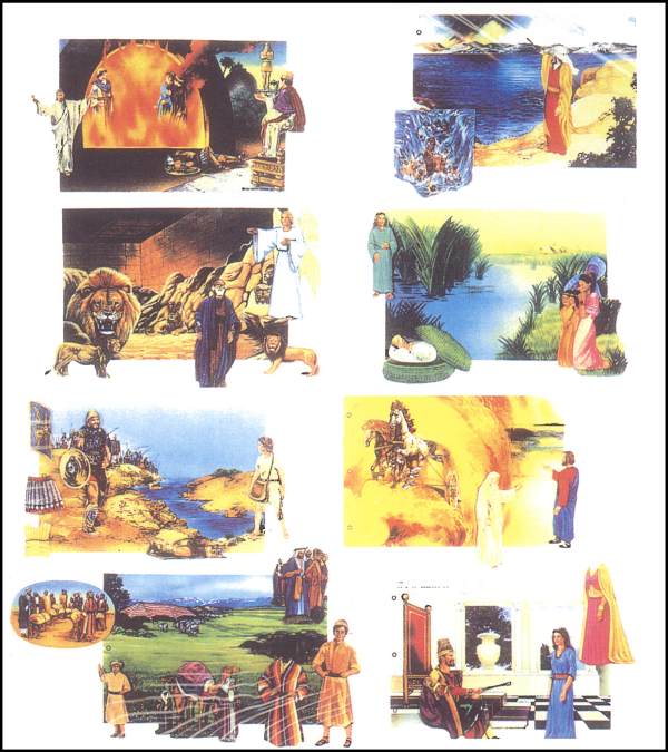 Old Testament Bible Stories Felt Figures For Flannel Boards Old ...