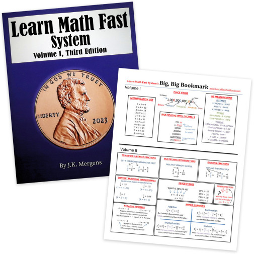 Learn Math Fast System Vol I + Bookmark