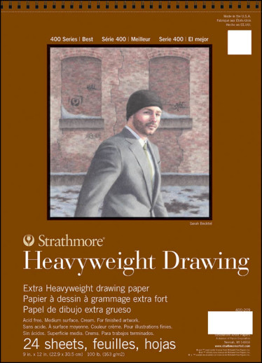 Strathmore Heavyweight Drawing Pad 9 x 12 (24 sheets)