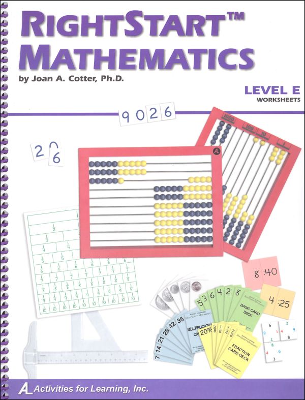 RightStart Mathematics Level E Worksheets (1st Edition)
