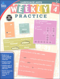 Language Arts Weekly Practice: Grade 4