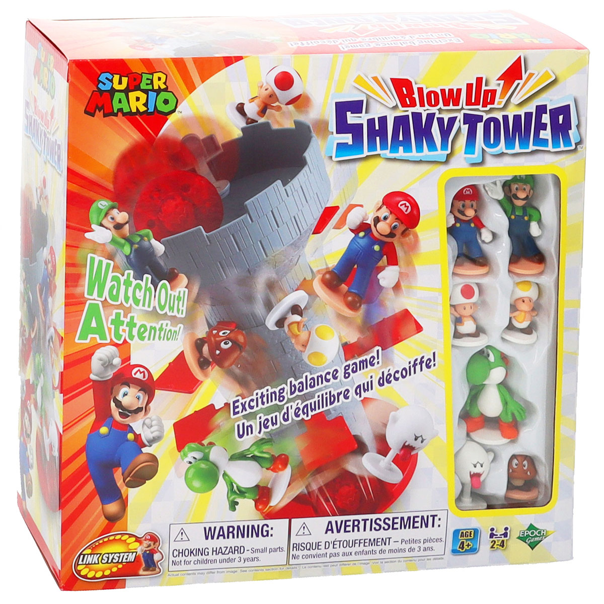 Super Mario Blow Up! Shaky Tower Game