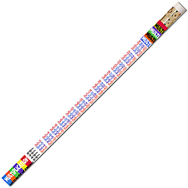 Multiplication Tables Pencils (Dozen)