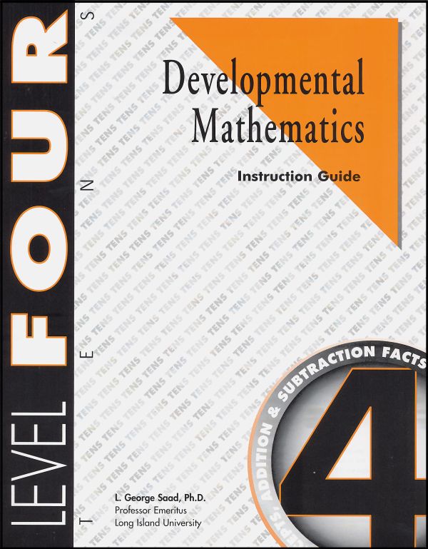 Developmental Math Level 4 Instruction Guide