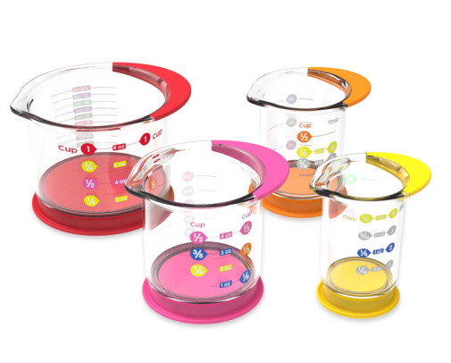 Rainbow Fraction Liquid Measuring Cups