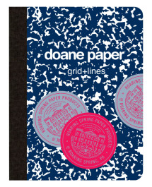 Doane Paper Composition Book - Grid + Lines (9.75 x7.5