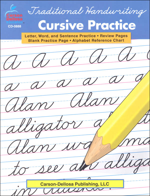 Traditional Handwriting: Cursive Practice Resource Book