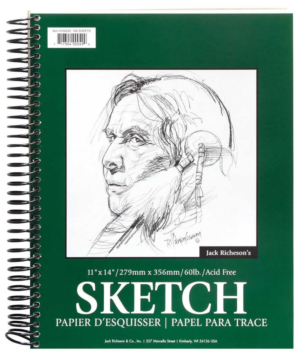Sketch Book - 11" x 14" Spiral Bound (100 Sheets)