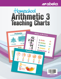 Abeka Arithmetic 3 Homeschool Teaching Charts (33 Charts)