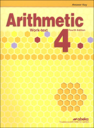 Arithmetic 4 Answer Key (4th Edition)