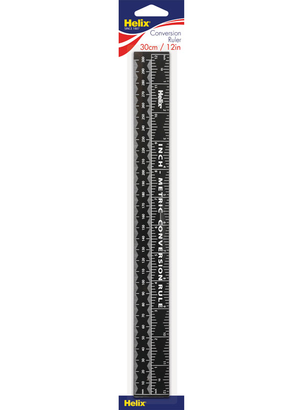 Inch - Metric Conversion Ruler 12"/30cm