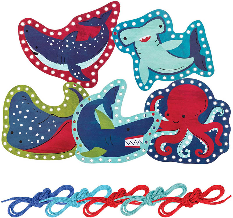 Lacing Cards - Shark