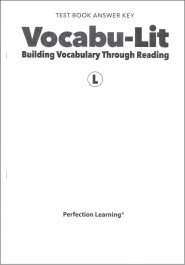 Vocabu-Lit L Test Answer Key (5th Edition)