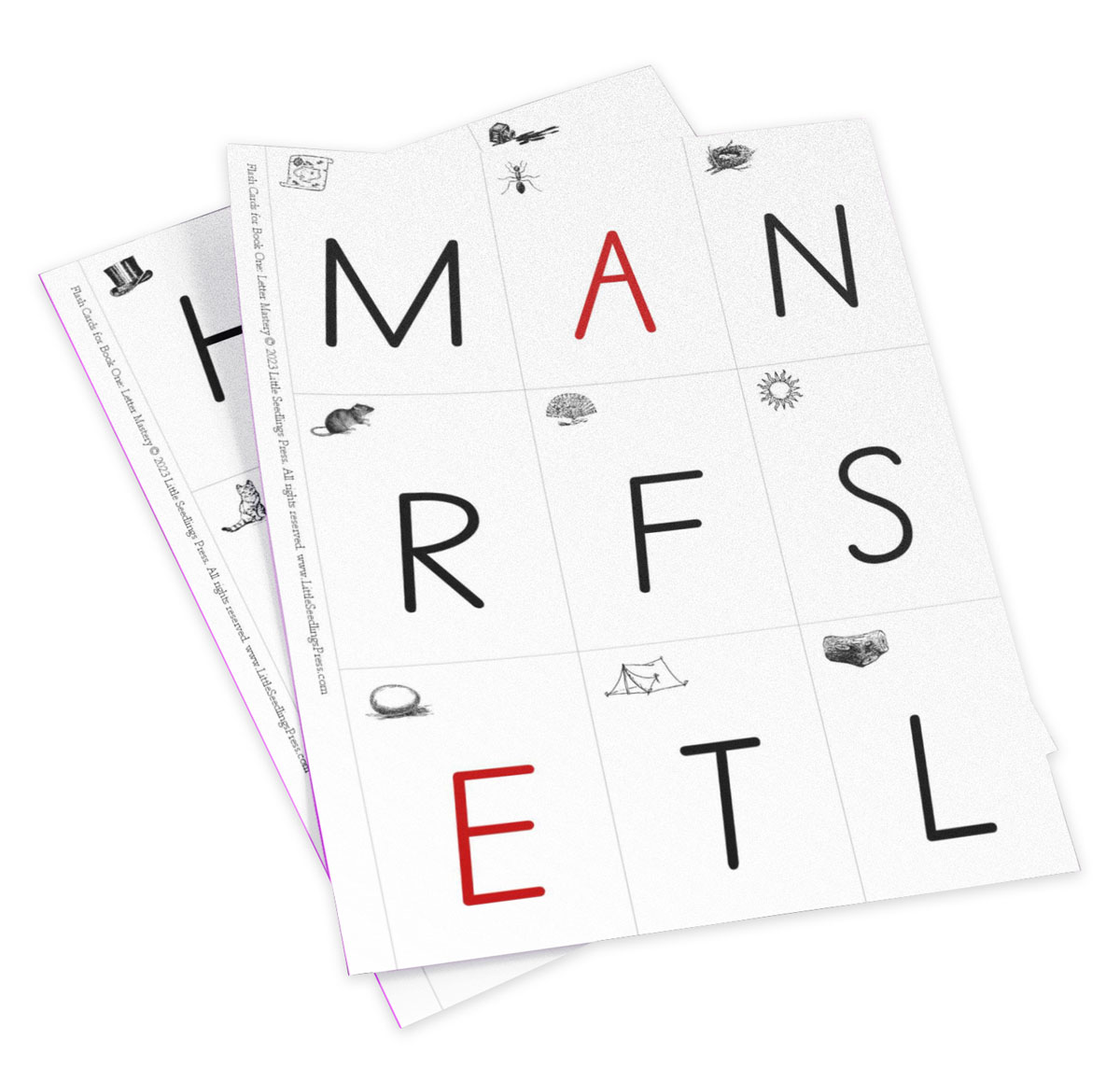 Foundational Phonics Letter Mastery Flash Cards: Book One