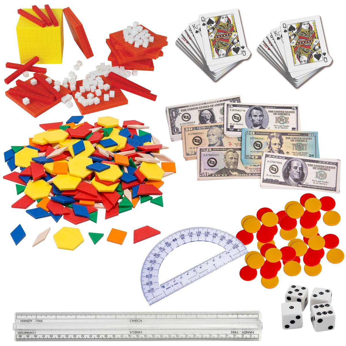 Fourth Grade Math with Confidence Manipulative Set