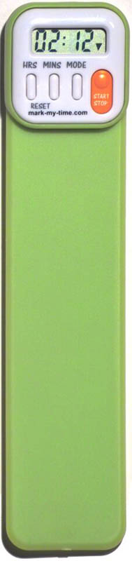 Mark-My-Time Digital Bookmark Neon Green