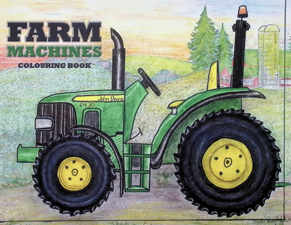Farm Machines Colouring Book