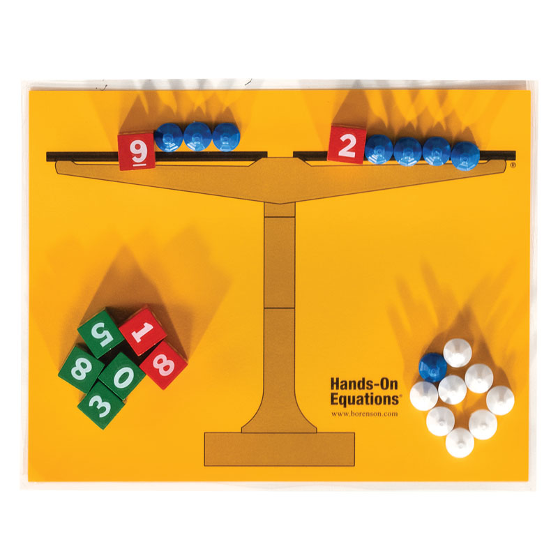 Set of Student Game Pieces and Laminated Scale