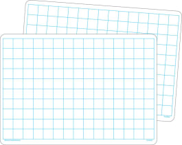 Math Grid Dry Erase Board (single)