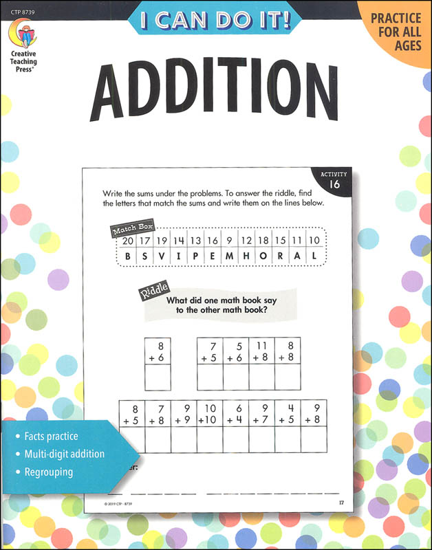 I Can Do It! Addition