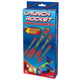 Launch Rocket Catapult Extra Rockets (set of 4)