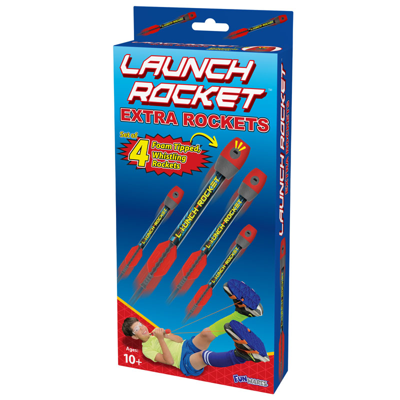 Launch Rocket Catapult Extra Rockets (set of 4)