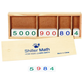 Complete Number Card Set with Wooden Tray