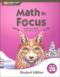 Math in Focus 2020 Student Edition Course 2B