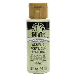 Folkart Color Acrylic Paint Wild Wasabi - 2 oz
