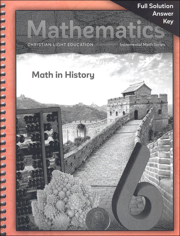 Mathematics Grade 6 Solution Key