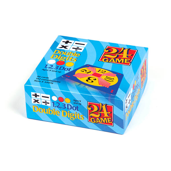 24 Game 96-Card Deck: Double Digits