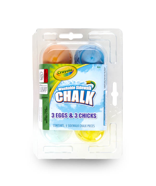 Crayola Egg & Chick Sidewalk Chalk (6 count)