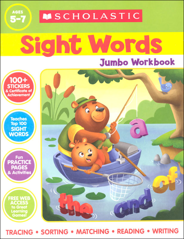 Scholastic Sight Words Jumbo Workbook