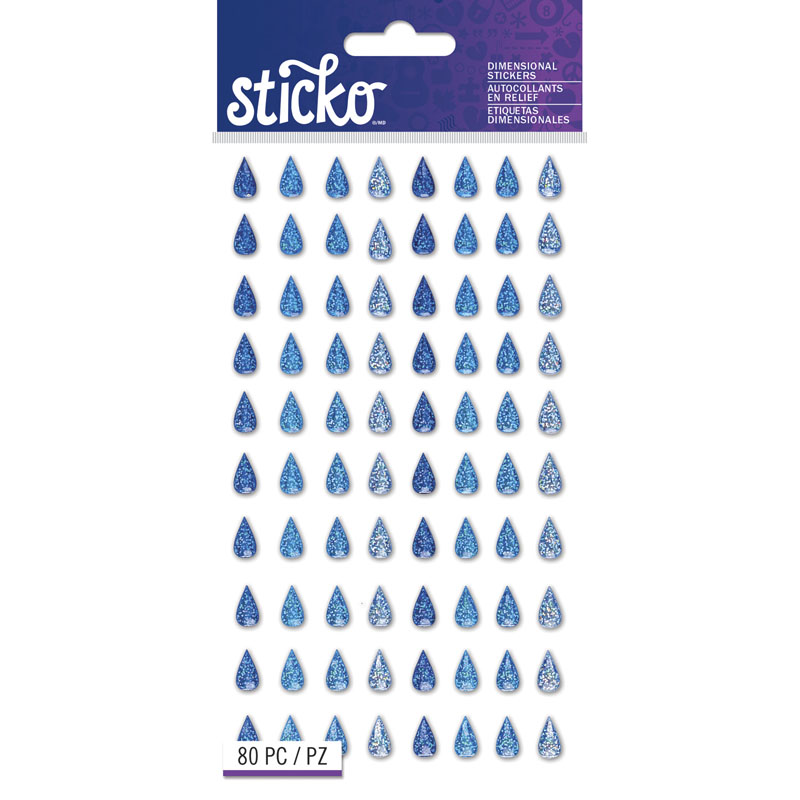 Raindrops Stickers