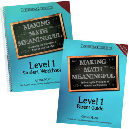 Making Math Meaningful 1 Parent/Teacher Combo Set (Revised Editions)
