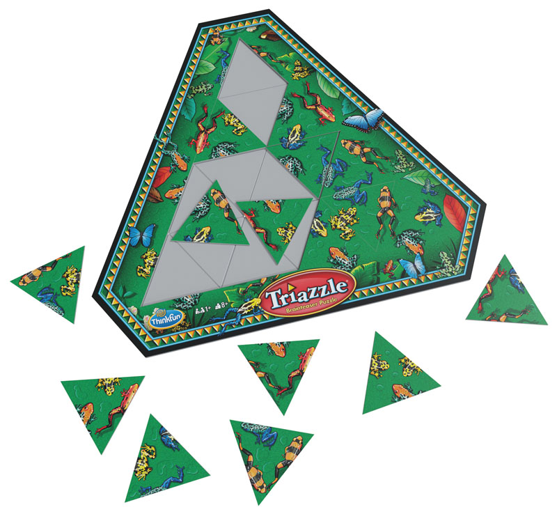 Triazzles Frogs Puzzle
