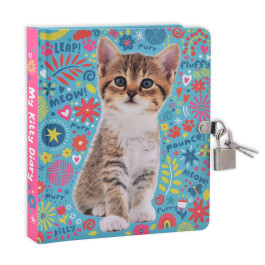 My Kitty Lock & Key Diary