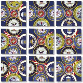 United States Armed Services Scrambled Square