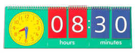 Tell Time Flip Chart Student Size