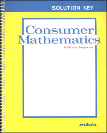 Consumer Mathematics Solution Key