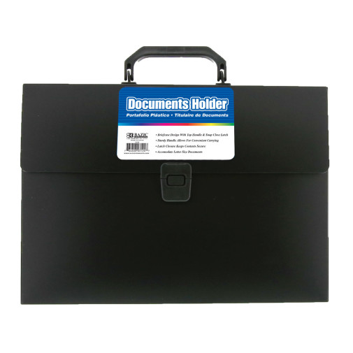 Documents Holder - Black with Handle